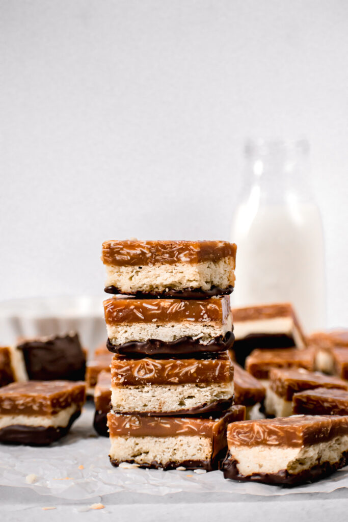 Homemade Samoa Bars - Sloane's Table