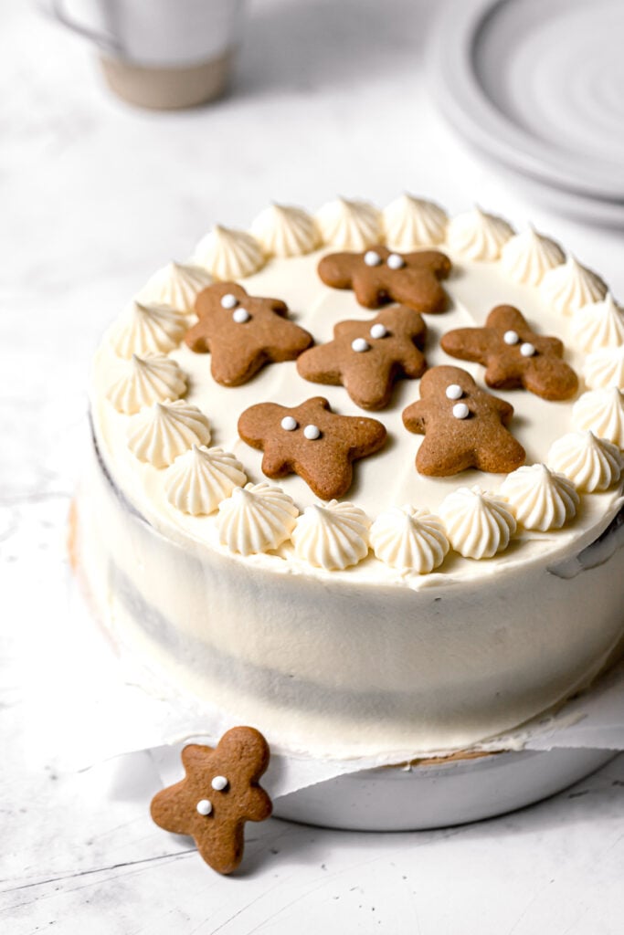 Gingerbread Cake with Cream Cheese Frosting - Sloane's Table