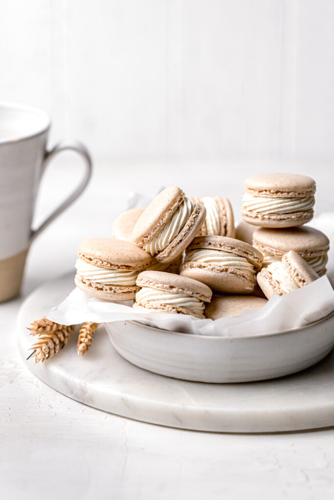 Chai Macarons - Sloane's Table