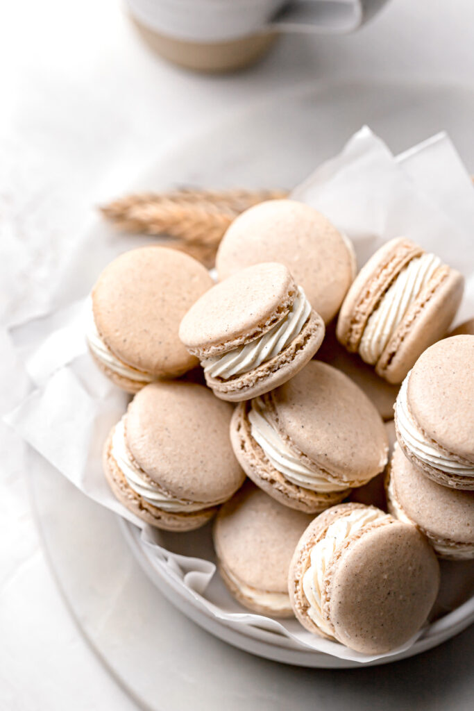 Chai Macarons - Sloane's Table