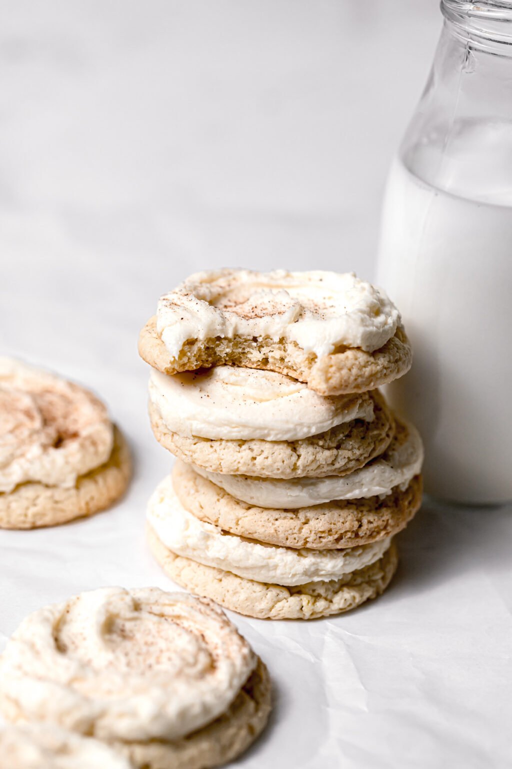 Frosted Eggnog Cookies - Sloane's Table