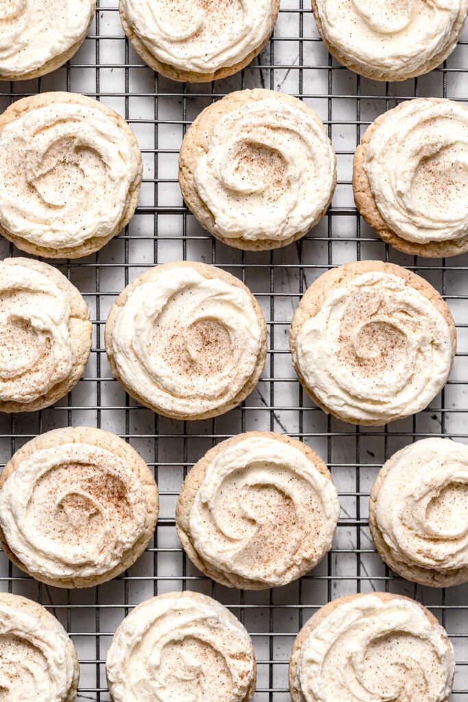 Frosted Eggnog Cookies - Sloane's Table