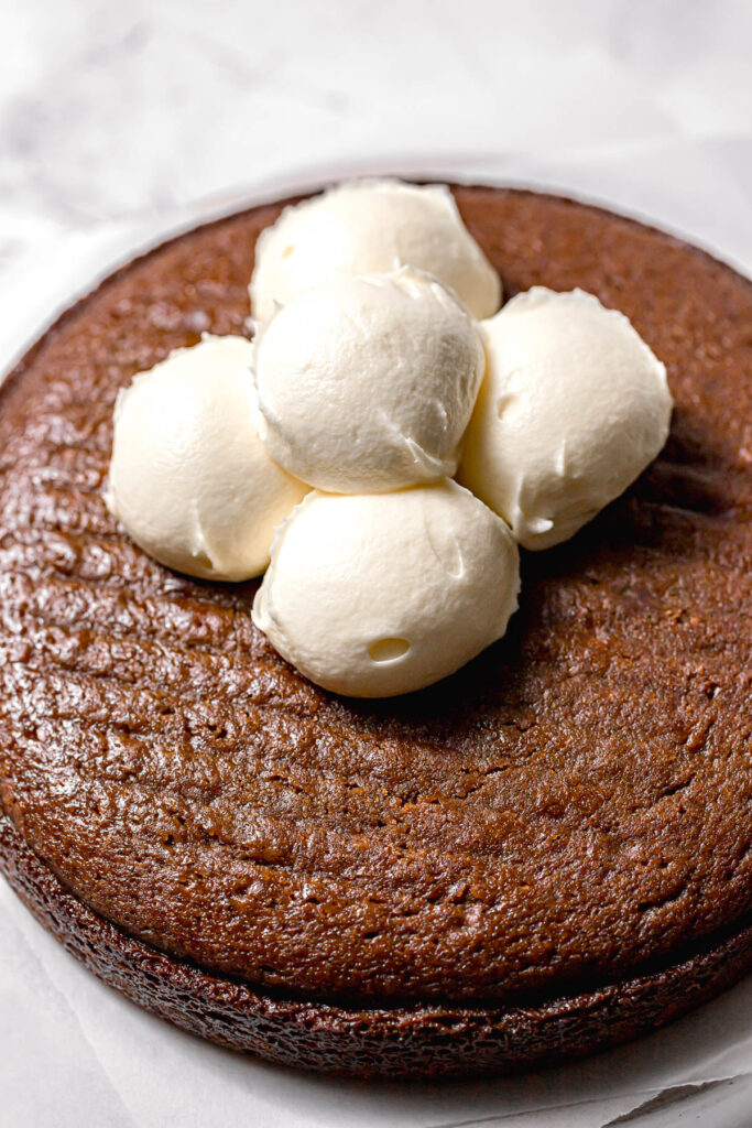 Gingerbread Cake with Cream Cheese Frosting - Sloane's Table