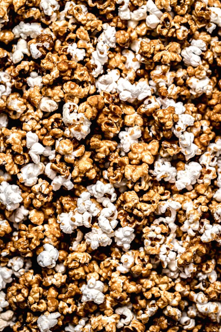 Homemade Salted Caramel Popcorn - Sloane's Table