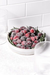 5 Ingredient Sugared Cranberries - Sloane's Table
