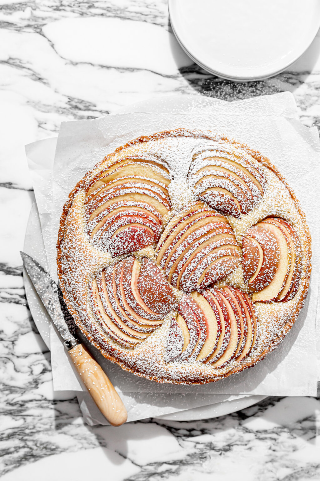 Easy Apple Frangipane Tart with Sweet Shortcrust Pastry