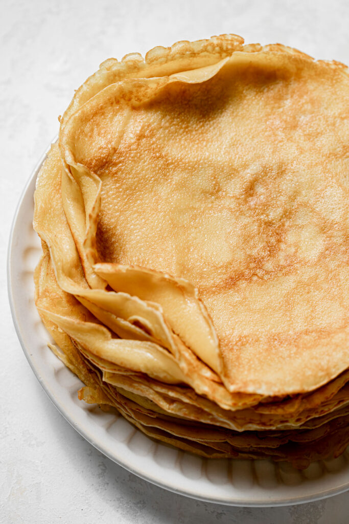 Maple Eggnog Crepe Cake - Sloane's Table