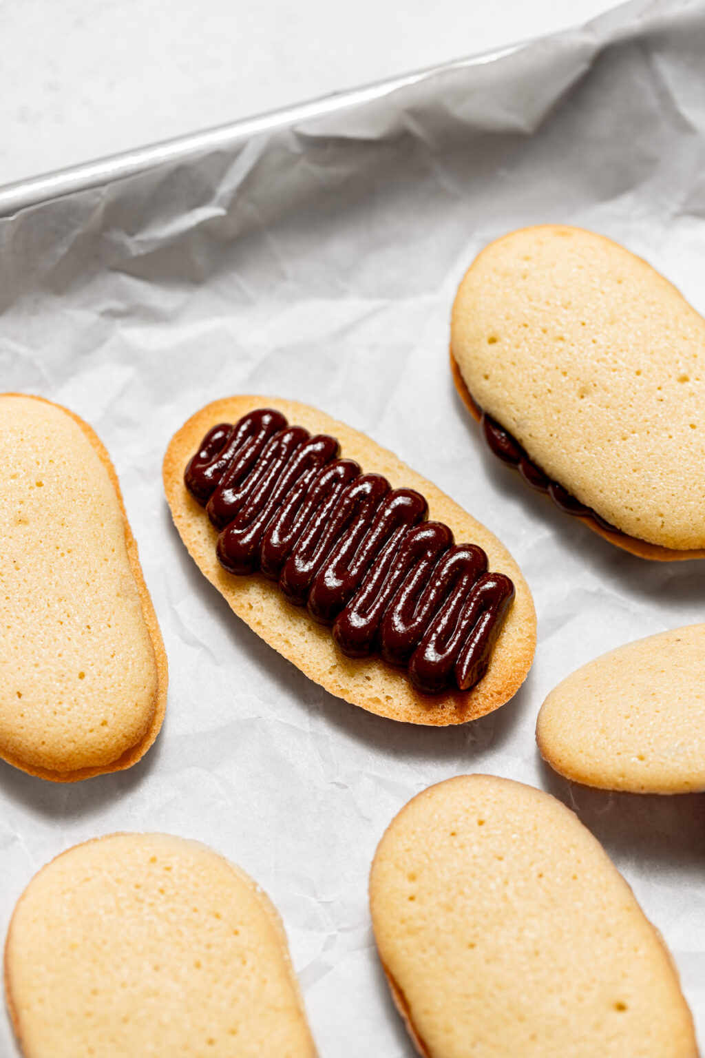 Homemade Mint Chocolate Milano Cookies - Sloane's Table