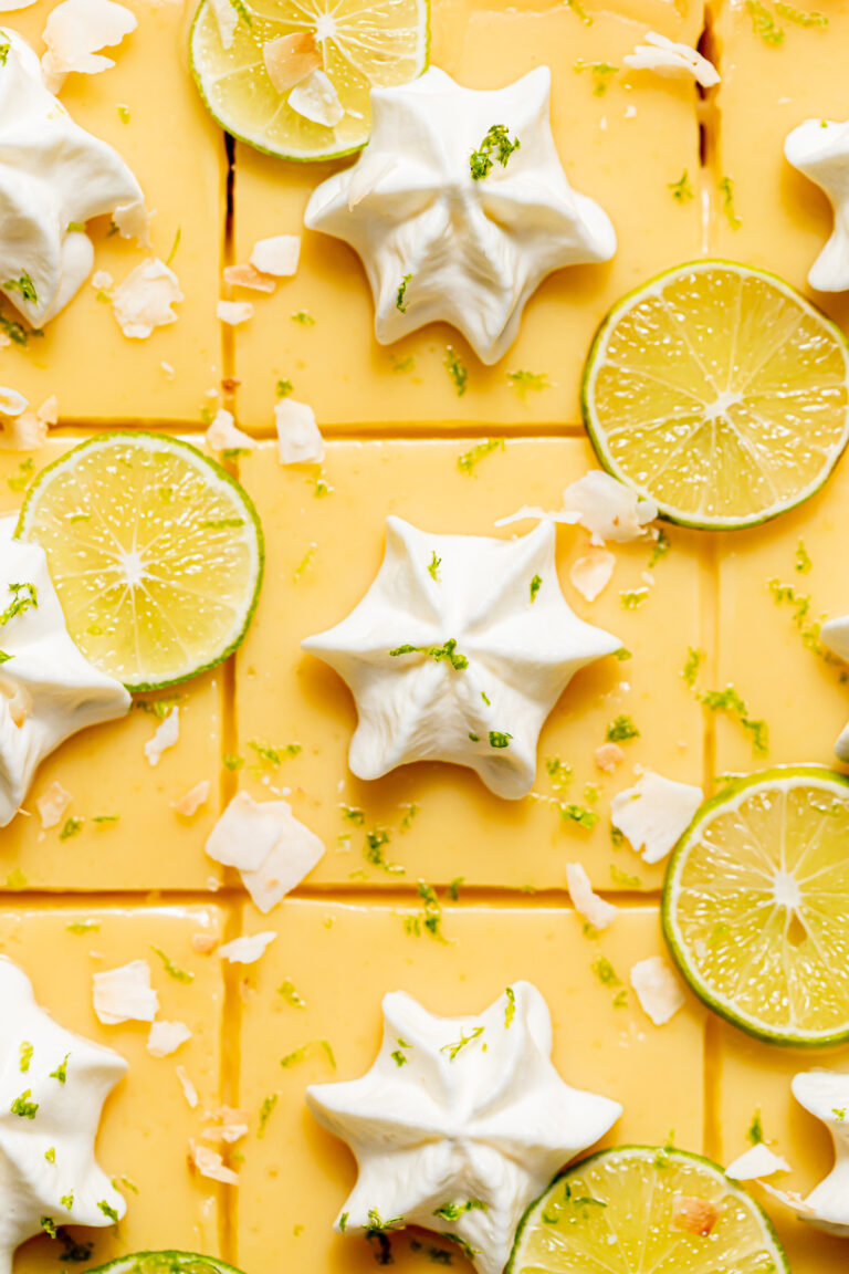 Coconut Key Lime Bars - Sloane's Table