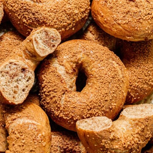 Homemade Cinnamon Swirl Bagels - Sloane's Table